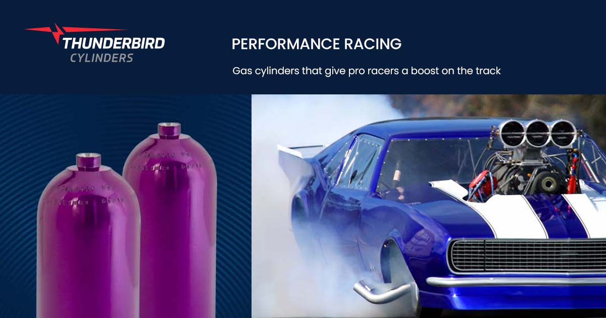 Gas cylinders that give pro racers a boost on the track